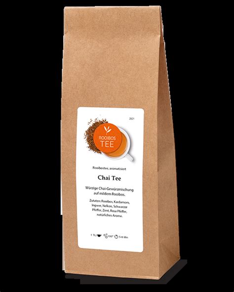 Chai Tee Rooibostee Bestellen Tee Maass Onlineshop