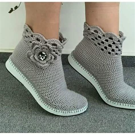 Tips Y Reflexiones Para La Vida BOTAS TEJIDAS ESTILO CROCHET