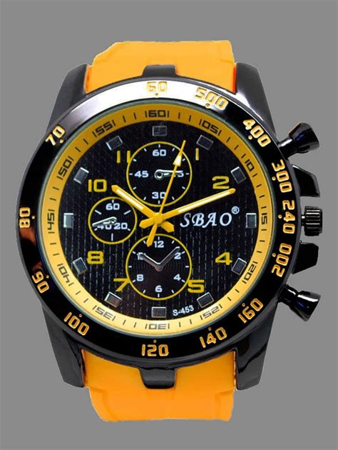Men Triple Dial Round Pointer Quartz Watch SHEIN USA