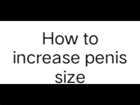 How To Increase Pp Size YouTube
