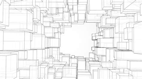 Premium Vector Vector Geometric Background Abstract Square Shapes And