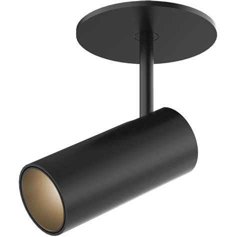 Kuzco Lighting Sf15701 Bk Downey Led 238 Inch Black Semi Flush Mount