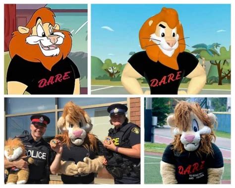 Daren The Lion The Dare Mascot