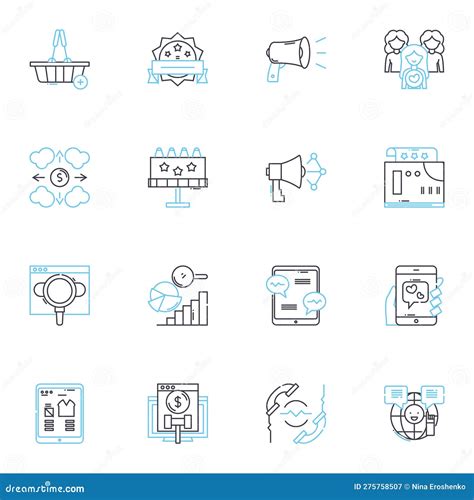 Email Development Linear Icons Set Html Templates Design Responsive Grid Fonts Images