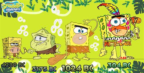 Spongebobs Bc Ancestry Evolution By Wilduda On Deviantart