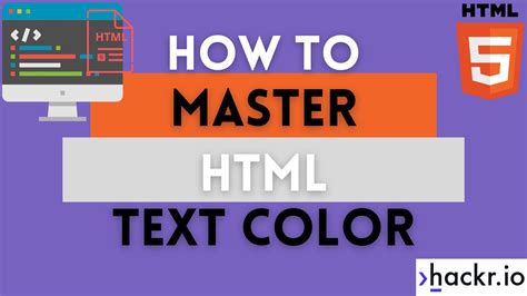 Html Text Color Docs With Examples
