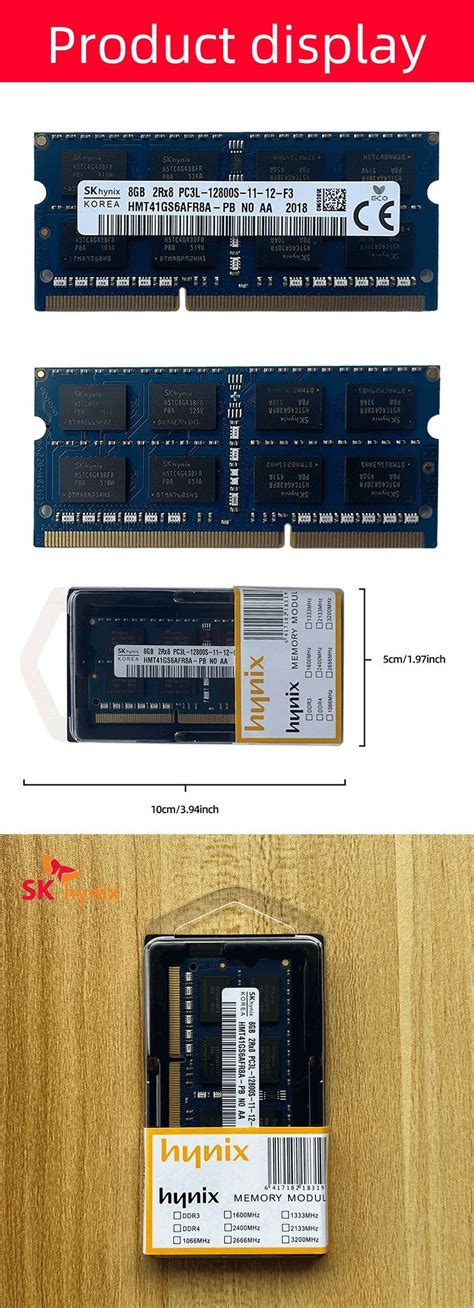 Модуль оперативной памяти Hynix Hy Ddr3 1333mhz Nb4 ГБ Hmt451s6mfr8c Pb купить по выгодной