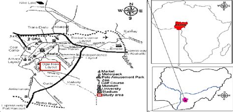 Figure 1 From Identification Of The Spatial Patterns Of Air Pollution And Its Sources In Ogui