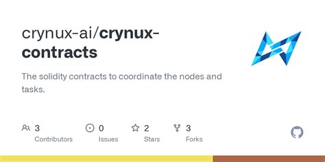 Github Crynux Ai Crynux Contracts The Solidity Contracts To