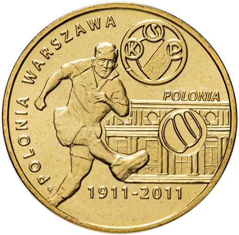 Монета Польша 2 злотых (zlote) 2011 "Польские футбольные клубы ...