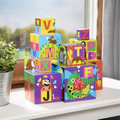 Alphabet Nesting And Stacking Blocks Grandrabbit S Toys In Boulder Colorado