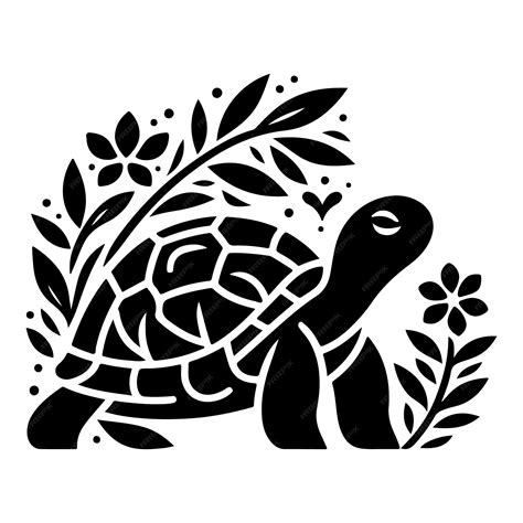 Premium Vector Turtle Silhouette Vector