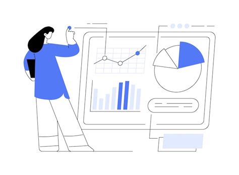 premium vector data driven business model abstract concept vector
