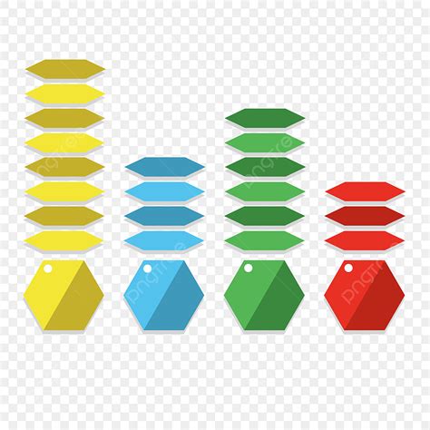 Data Chart Clipart Vector Hexagon Stacked Data Chart Hexagon Slice Stacked Chart Statistic