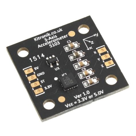 3 Axis Accelerometer Breakout Board Adxl335 Kitronik Ltd
