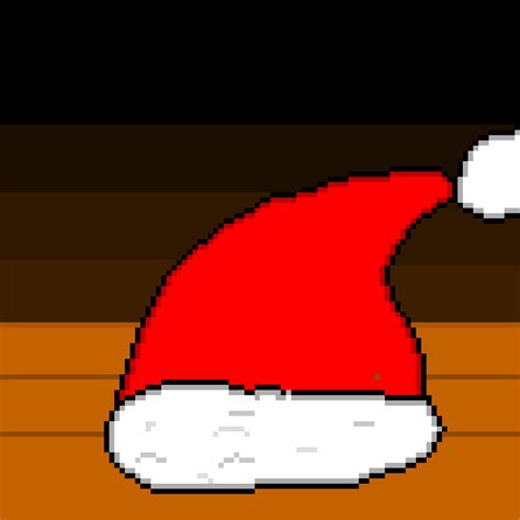 Pixilart Santa Hat By Meowmeow2008