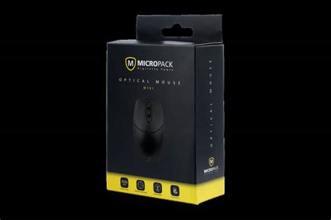 Micropack Wired Optical Mouse Comfy Lite M 101