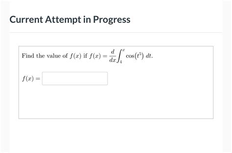 solved current attempt in progressfind the value of f x ﻿if