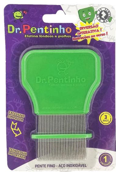Pente Fino De Aço Inox Dr Pentinho Dr Pentinho Pente de Cabelo