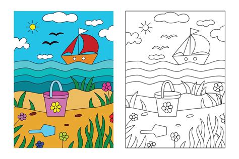 Actualizar 210 Imagen Dibujos De Paisajes Coloreados Para Imprimir