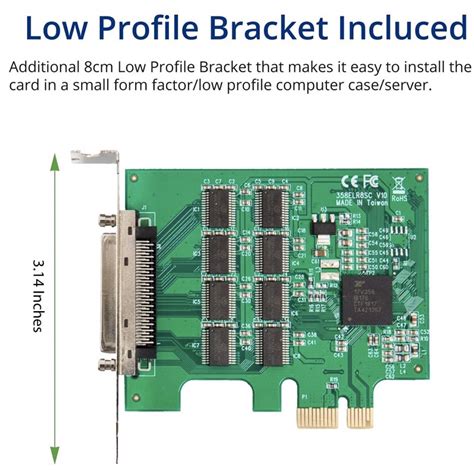 Cạc PCI E Sang 8 Cổng RS232 DB9 IOCREST SY PEX15067