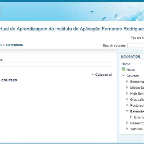extension course organization in the vle download scientific diagram