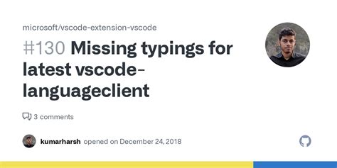 Missing Typings For Latest Vscode Languageclient Issue Microsoft Vscode Extension