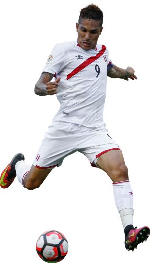 Paolo Guerrero Peru Football Render FootyRenders