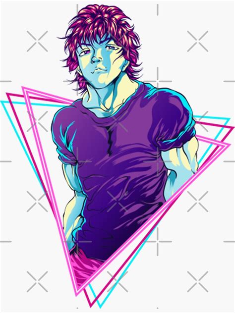 Baki Grappler Hanma Retro Yujiro Hanma Manga T Sticker For Sale By