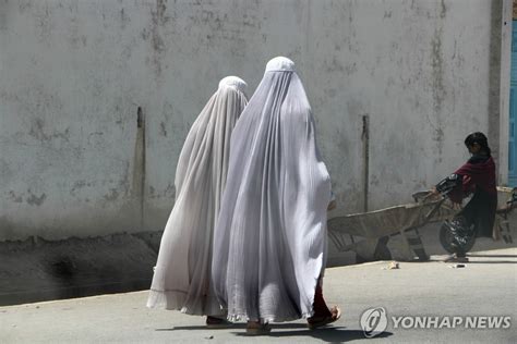 아프간 공공장소에서 여성 목소리·맨얼굴 공개 금지법 공포 나무뉴스