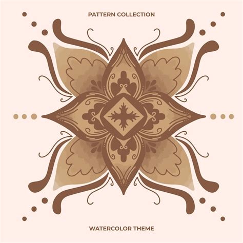 Premium Vector Pattern Watercolor 2024