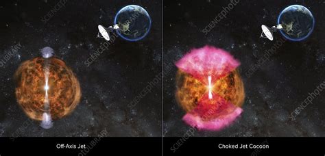 Observations Of Neutron Star Mergers Illustration Stock Image C047