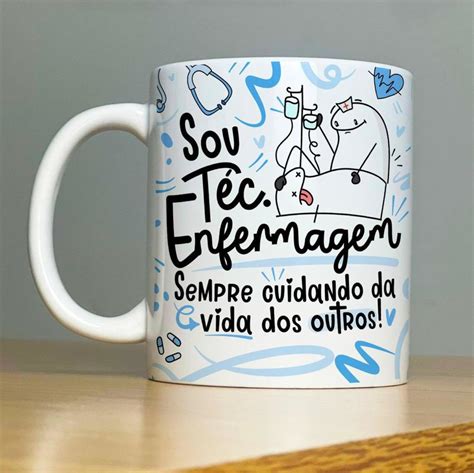 Caneca Flork Profissão Sou Técnico Enfermagem Elo7