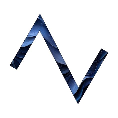 Premium Photo Photo Icons Wave Triangle Blue Gradient Background