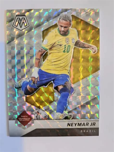 Panini Mosaic Road To Qatar World Cup 2022 Neymar Jr Brazil Prizm