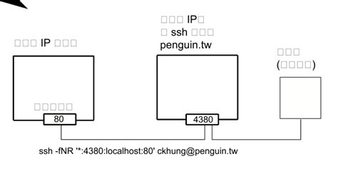 玩具烏托邦 鑿一個反向 Ssh 隧道， 對朋友或世界展示筆電或家裡的某個服務