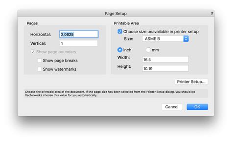 help with page set up needed troubleshooting vectorworks community