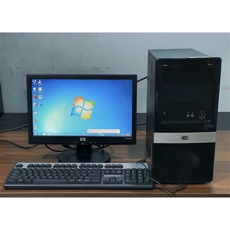 Jual PAKET CPU HP CORE 2 DUO LCD 16inch KOMPLIT KEYBOARD MOUSE FREE WIFI Shopee Indonesia