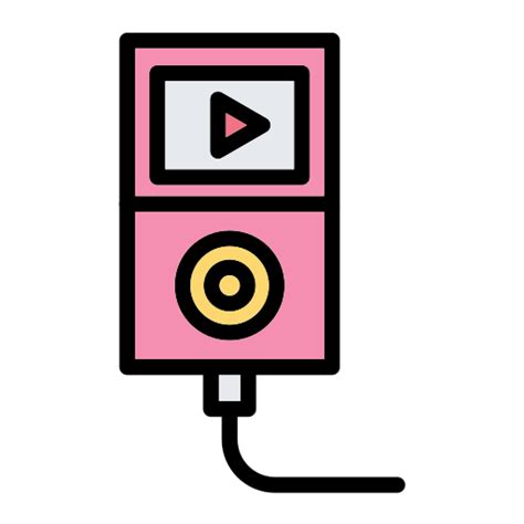 Music Player Generic Outline Color Icon