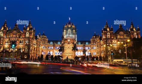 Chhatrapati Shivaji Terminus Cst Formerly Victoria Terminus In Mumbai