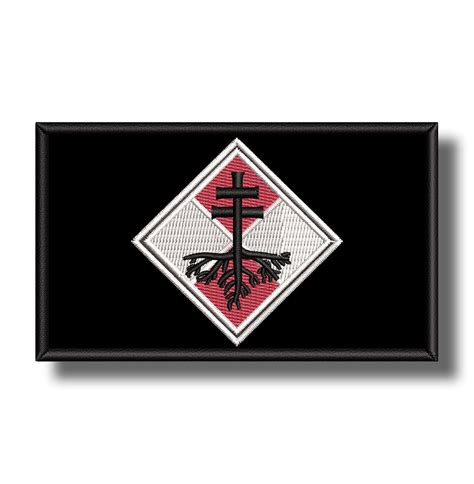 Cross Embroidered Patch 10x6 Cm Patch