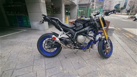 S1000xr Akrapovic Full Exhaust And Gp Muffler First Start After Head
