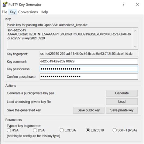 generating ssh keys in windows alliance doc