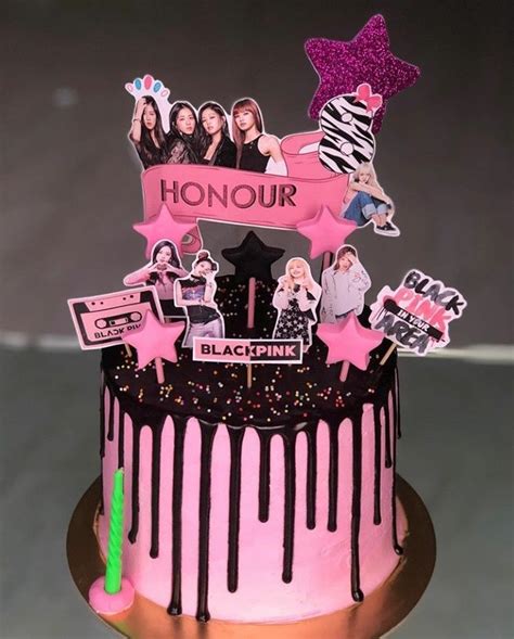 BLACKPINK Birthday Cake Ideas Birthday Party Kpop Inspiration Music