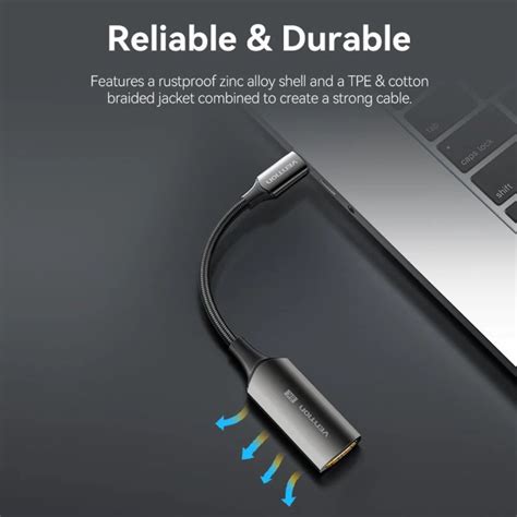 Vention 8K HDR USB Type C Male To Female HDMI Video Converter With Cot JG Superstore