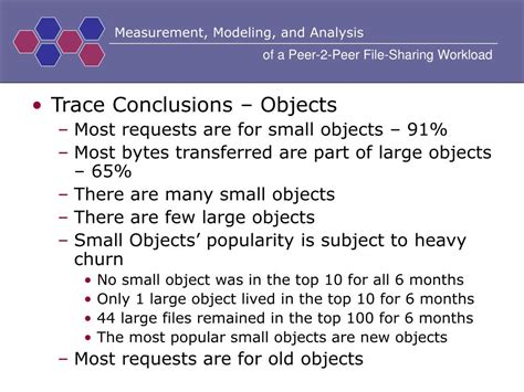 Ppt Measurement Modeling And Analysis Of A Peer 2 Peer File Sharing Workload Powerpoint