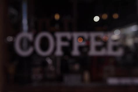 쇼윈도우 커피 글자 유토이미지 상세페이지 베이직샵 사진 20483035