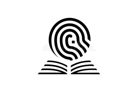 A Copyright Symbol Intertwined With A Fingerprint Illustrating The Connection Between Identity