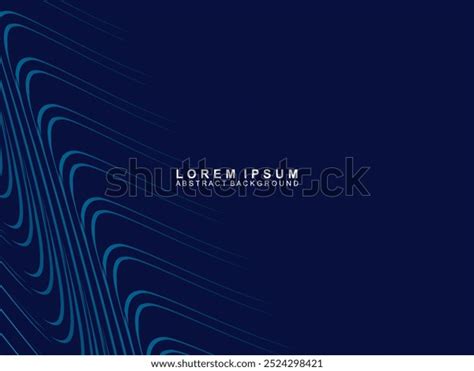 Wavy Technology Background Design Abstract Wave Stock Vector Royalty Free