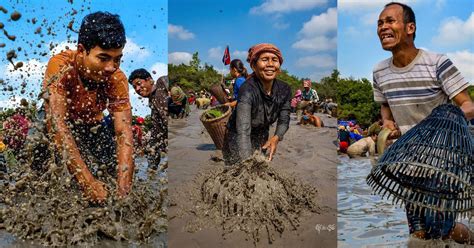 √ ពិធីចុះចាប់ត្រីតាមបែបបុរាណ ដែលតែងតែមានអ្នកចូលរួមរាប់ម៉ឺននាក់ ក្នុងបឹងត្រពាំងក្រម
